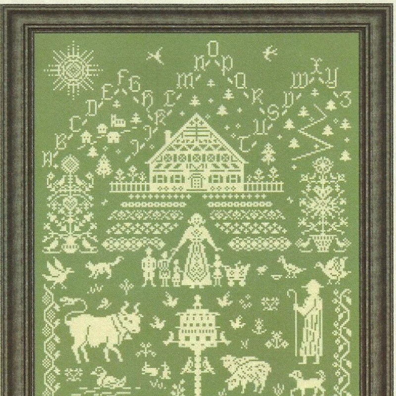 Monochromatic Cross Stitch Pattern - Etsy