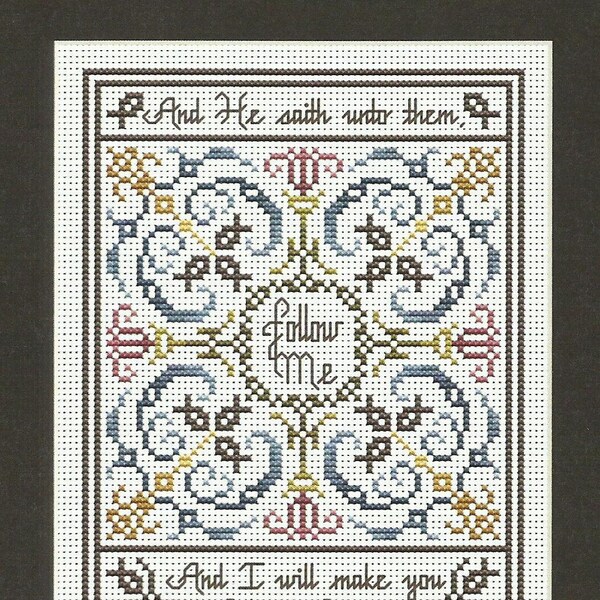 Cross Stitch Bible Verse - Etsy