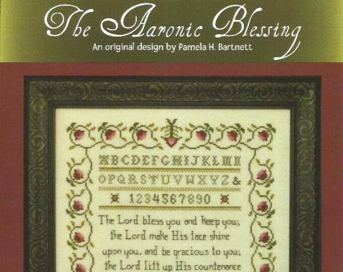 Scripture Counted Cross Stitch Pattern THE AARONIC BLESSING - Christian ...