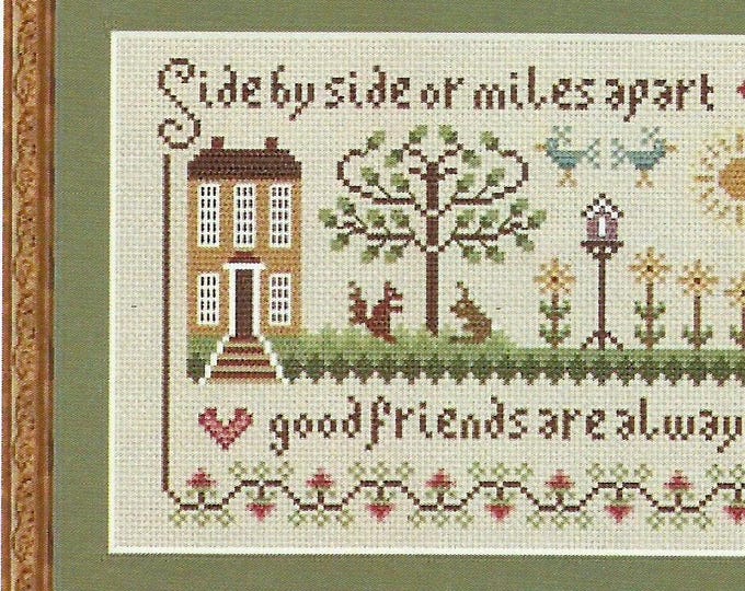 FRIENDSHIP SAMPLER Counted Cross Stitch Pattern From Little Dove ...