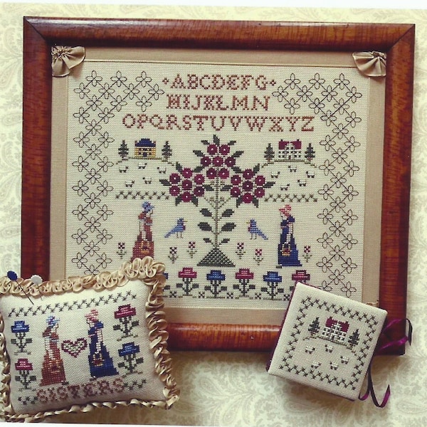 Sisters Cross Stitch Pattern - Etsy