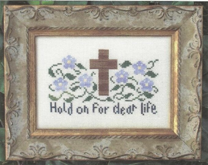 Christian Counted Cross Stitch Pattern MY SHEPHERD Psalm 23 5 1/8 X 8. ...