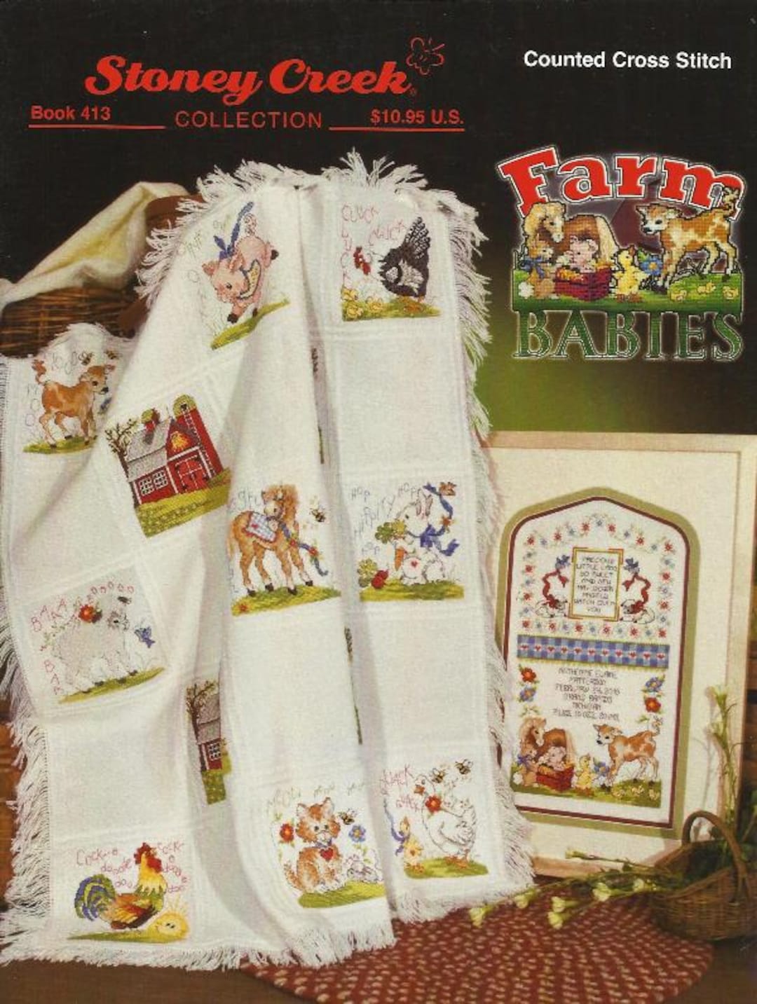 FARM BABIES Cross Stitch Pattern Booklet From Stoney Creek - Brand New ...