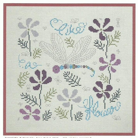 LIKE A FLOWER Cross Stitch Pattern from Filigram Nature | Etsy