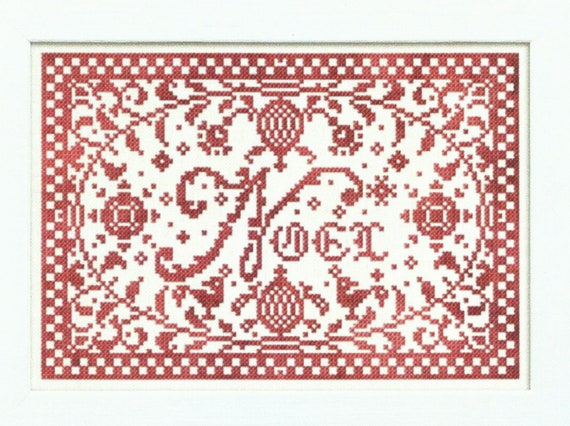 NOEL Christmas Cross Stitch Pattern Small Holiday Cross | Etsy