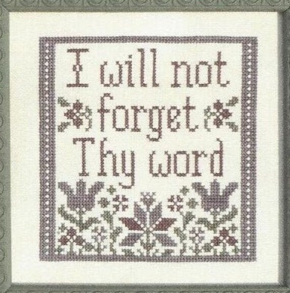 Christian Religious Counted Cross Stitch Pattern I WILL Not | Etsy