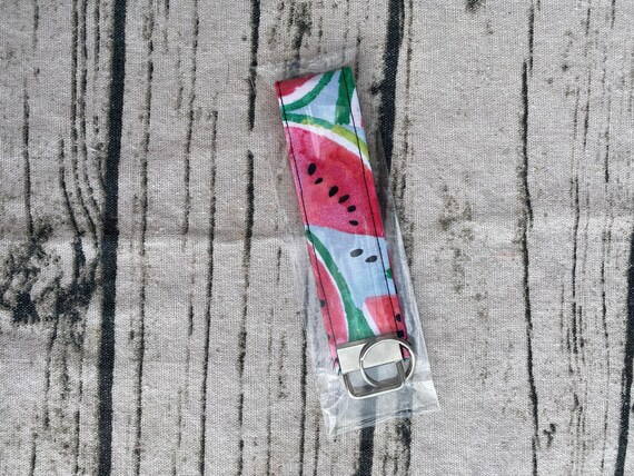Watermelon key fob wristlet | Etsy