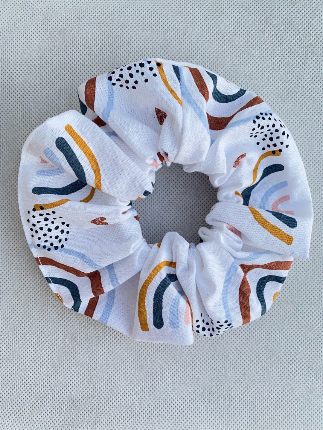 Boho Rainbow Scrunchie - Etsy