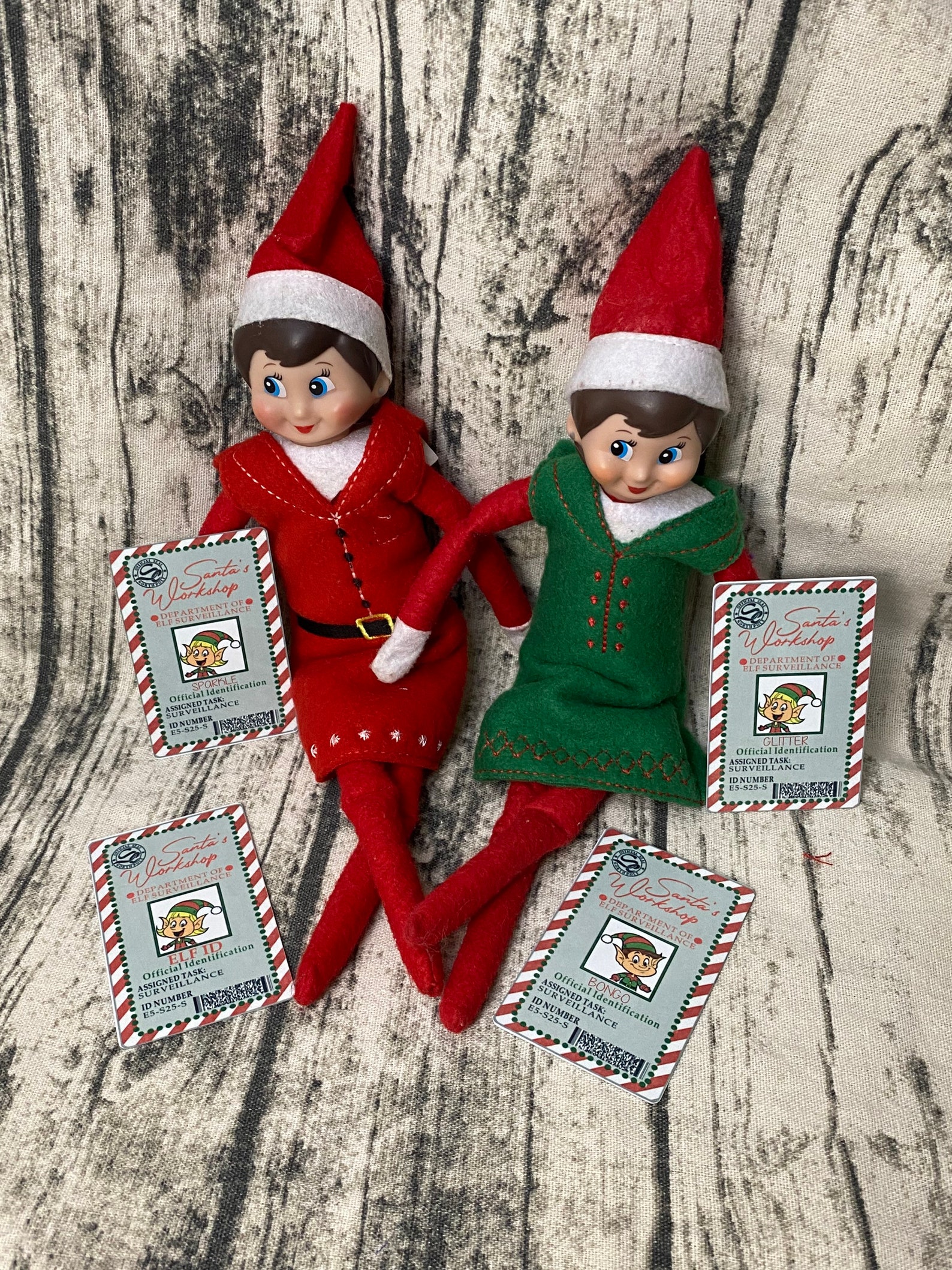 Elf ID Card Elf Drivers License Christmas Elf ID Elf ID Boy | Etsy