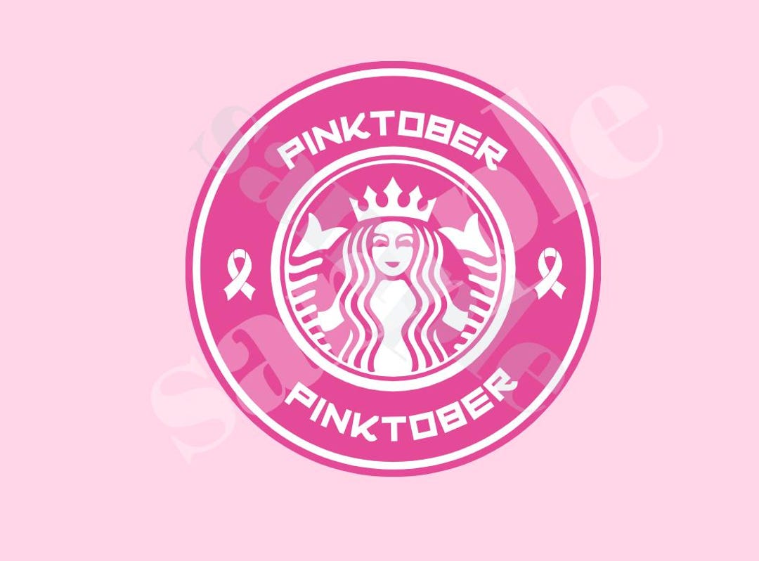 STARBUCKS PINKTOBER LOGO, Starbucks Cut or Print File Mugs, Cups ...
