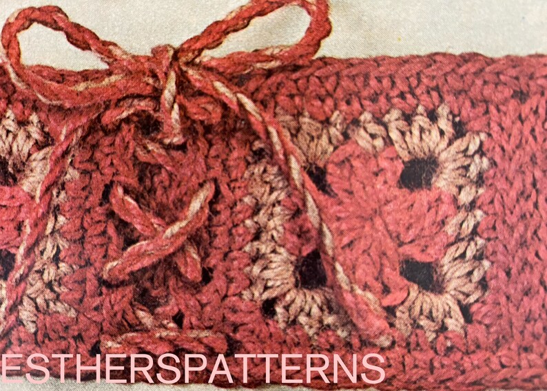 Crochet Granny Square Afghan Belts Pattern - Etsy