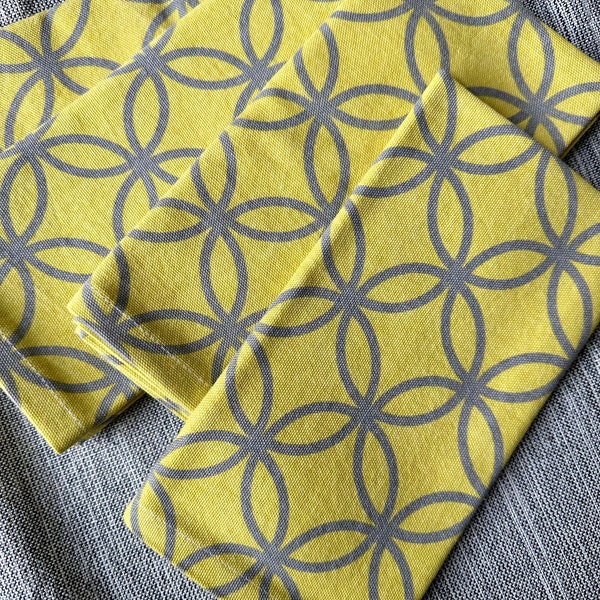 Chartreuse Napkins - Etsy