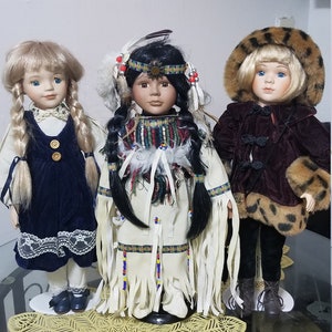 Three Porcelain Dolls - Etsy