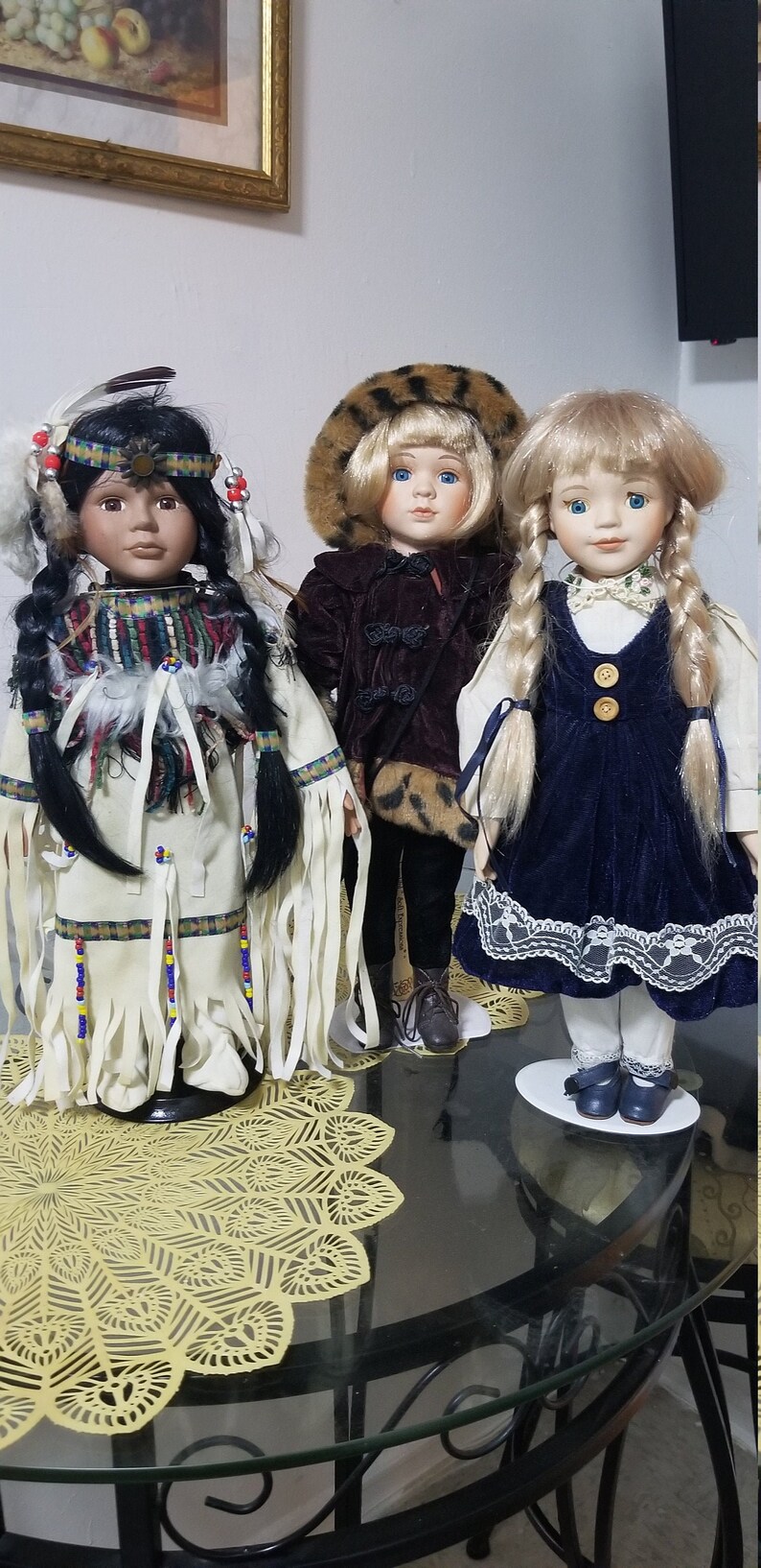 Three Porcelain Dolls - Etsy