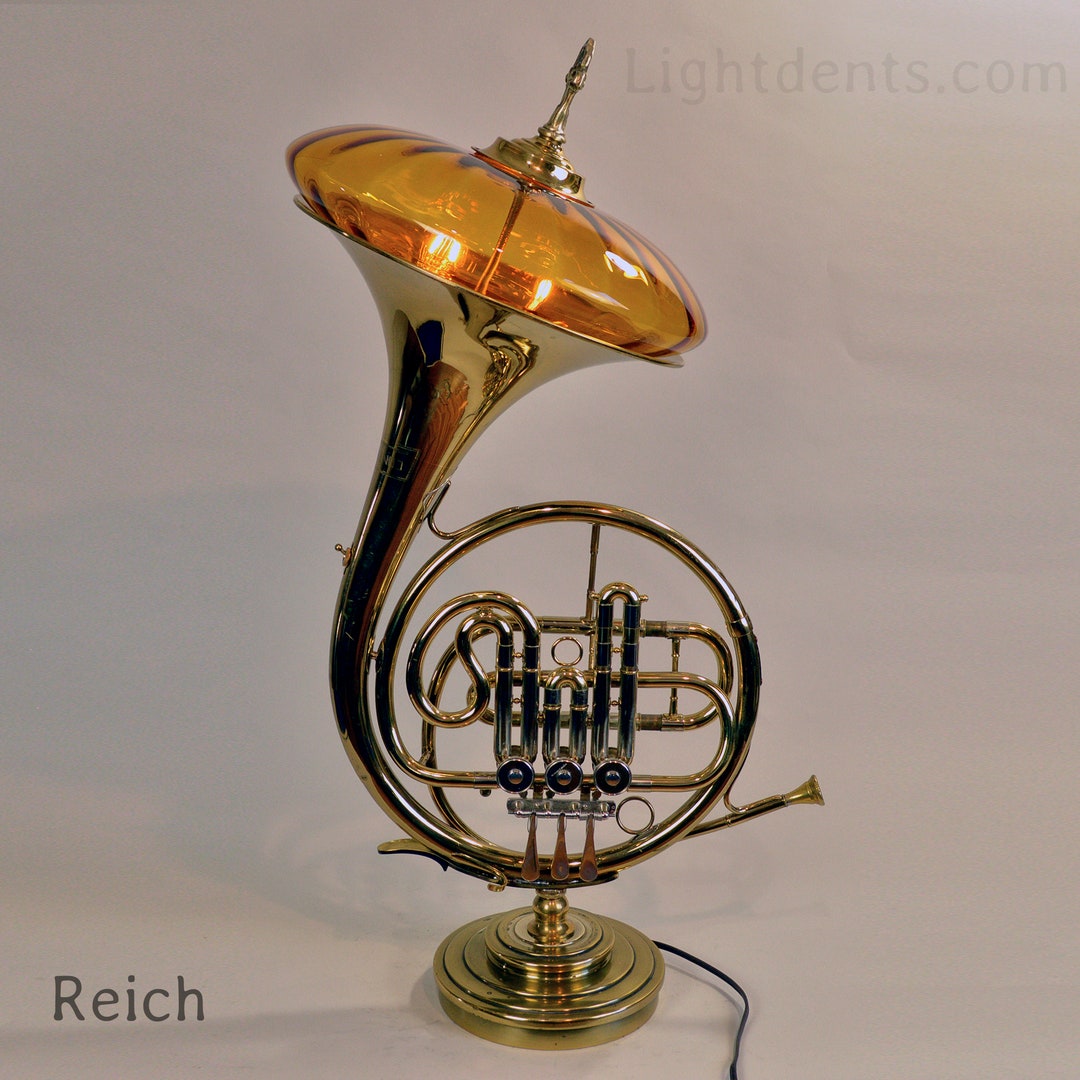 French Horn Accent Lamp. - Etsy