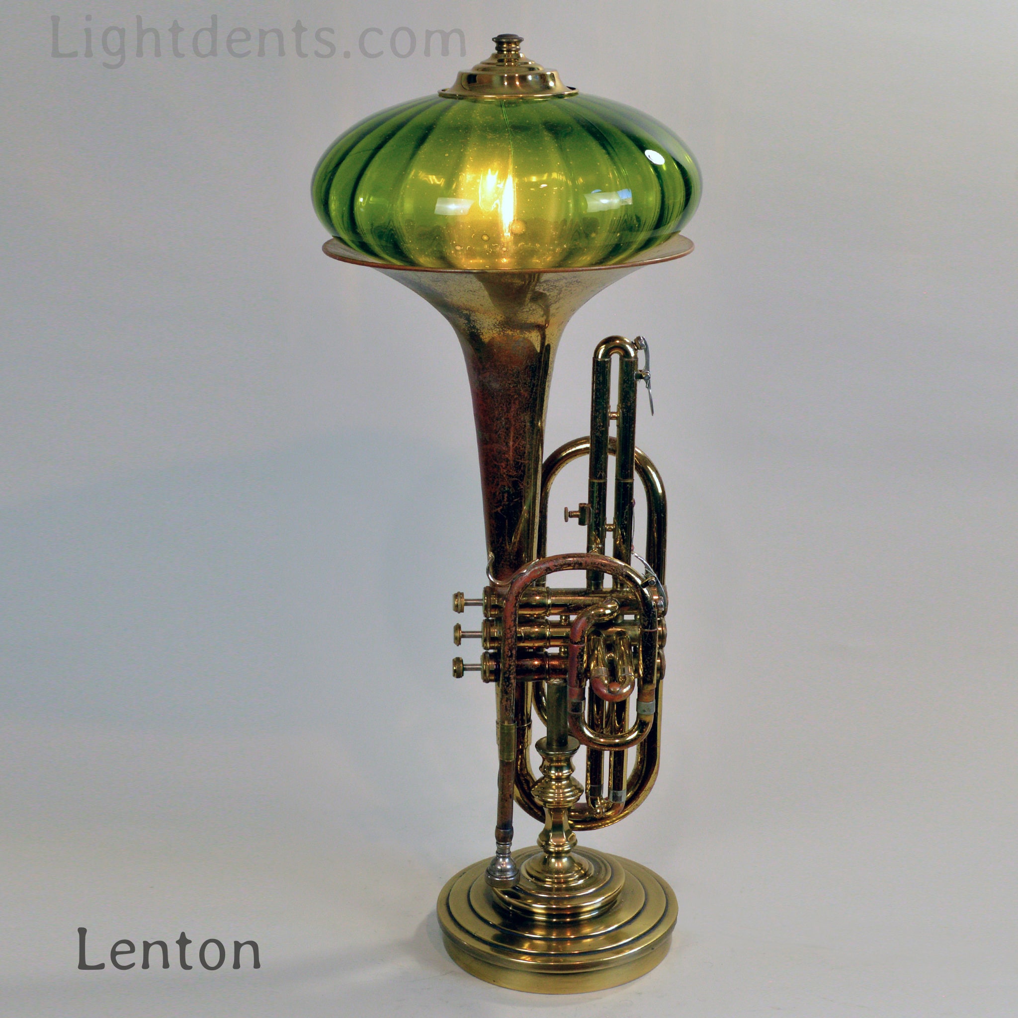 Vintage Marching French Horn Accent Lamp. - Etsy