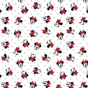 Disney Minnie Mouse Dreaming in Dots by Camelot Collection 44" 100% ...