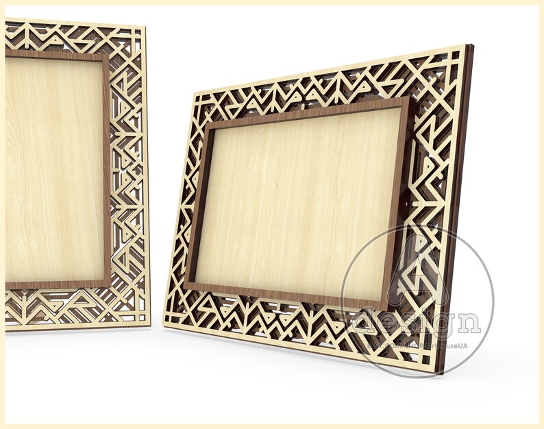 Multilayer Photo Frame SVG file Laser Cut Photo Frame Wall | Etsy