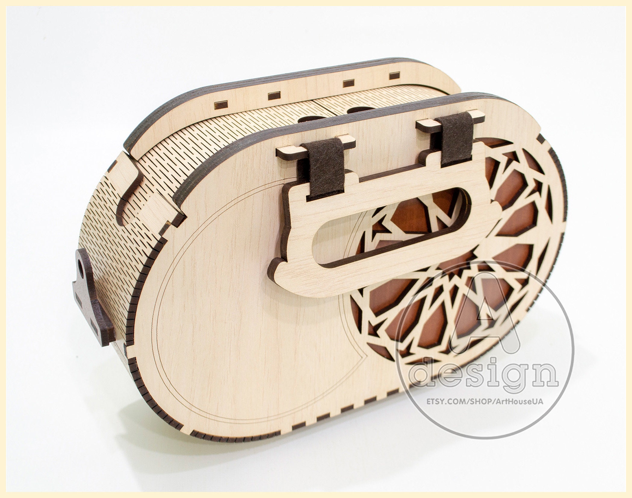 Women Purse Vector for Laser Cutting, Evening Bag DXF, Wooden Clutch ...