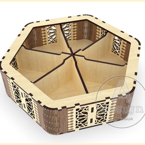 Wooden Box Vector, Gift Box Laser Cut, Plywood Box Laser Pattern, Candy ...