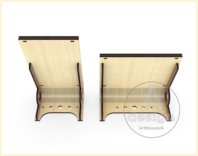 Picture Frame Stand SVG Laser Cut File, Modern Photo Frame Tabletop or ...