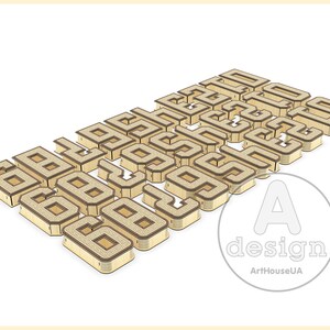 Bundle 3D Numbers Gift Box Vector File for Laser Cut and SVG for ...