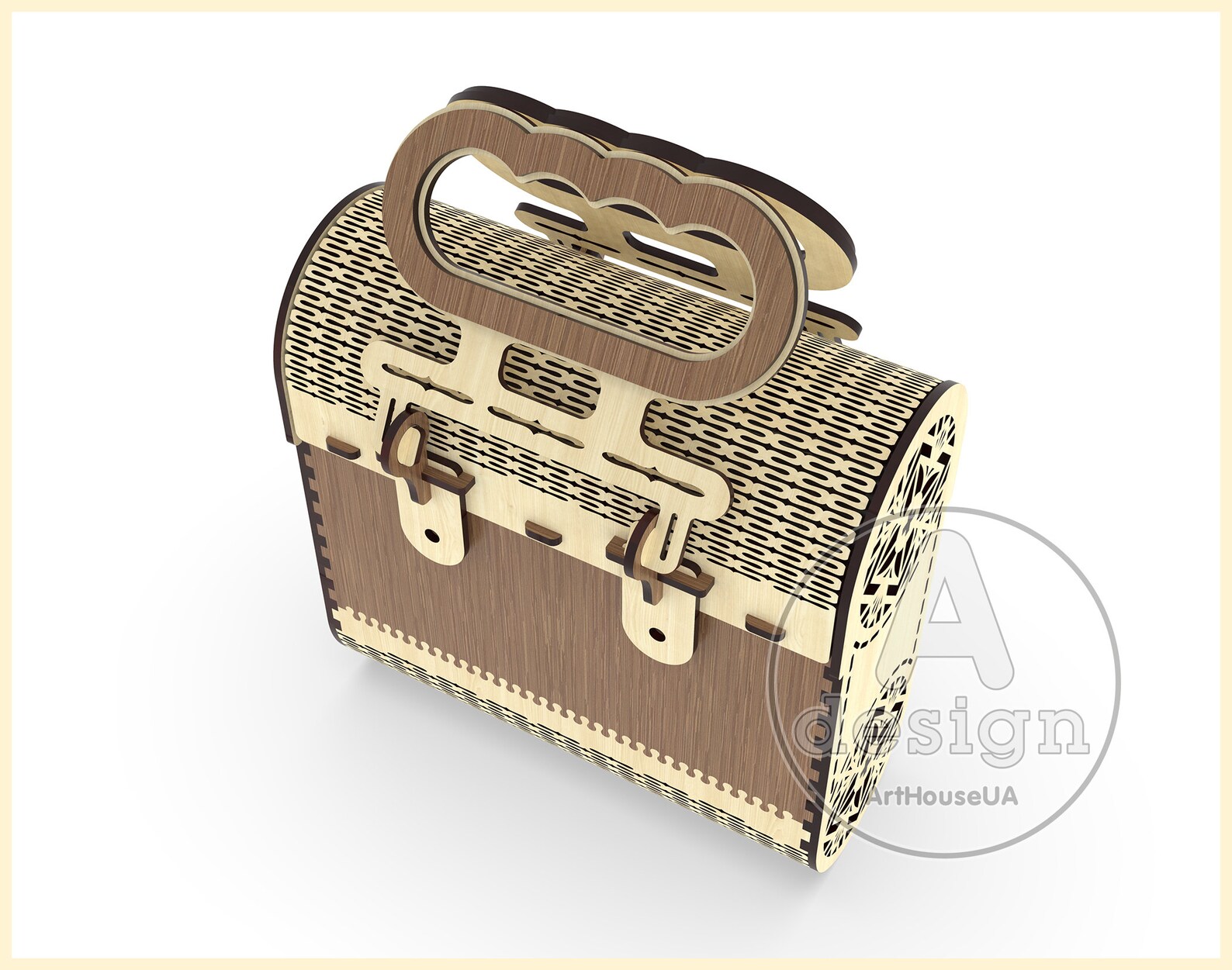 Wooden Suitcase, Vintage Wooden Suitcase, Vintage Bag, Vintage Wooden ...