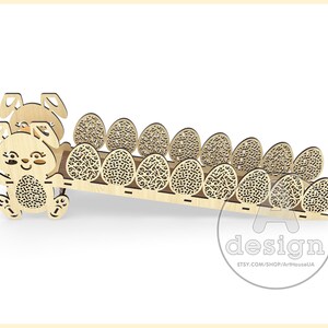 Easter Egg Rolling Ramp SVG, Easter Egg Races DXF, Wooden Ramp, Easter ...