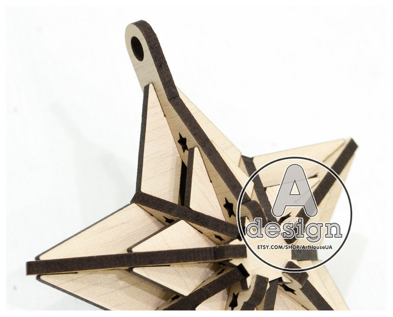 Christmas 3D Ornament Christmas Tree Decoration Christmas - Etsy