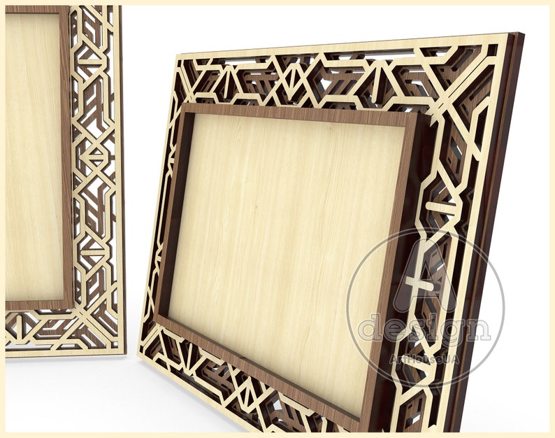 Multilayer Photo Frame SVG File Laser Cut Photo Frame Wall - Etsy