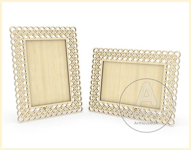 Photo Frame Vector File Laser Cut Photo Frame Wall Art Photo | Etsy