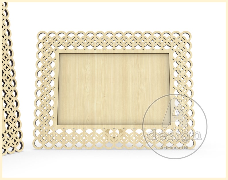 Photo Frame Vector File Laser Cut Photo Frame Wall Art Photo | Etsy