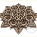 Mandala Laser Cut Vector File DXF, Mandala Scroll Saw File PDF ...