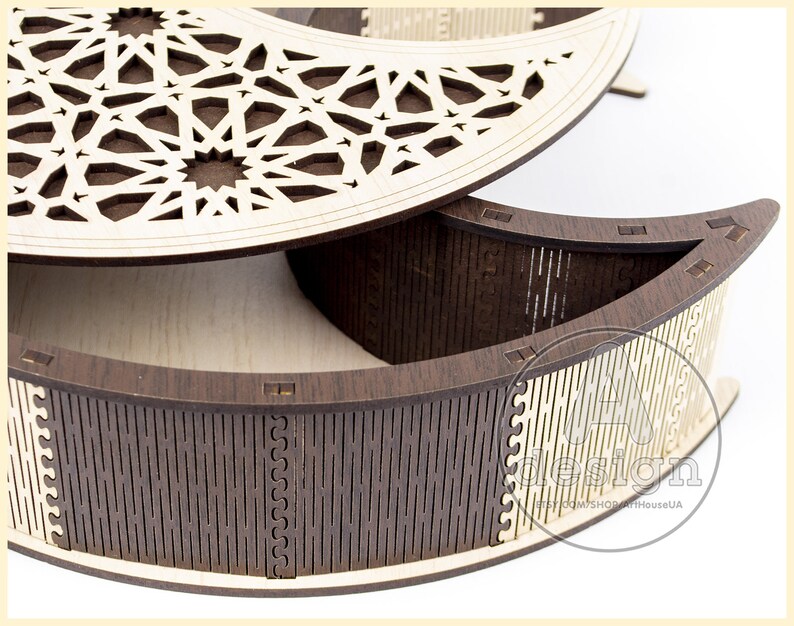 Box Moon Vector, Gift Box Laser, Plywood Box Laser, Wooden Box Laser ...