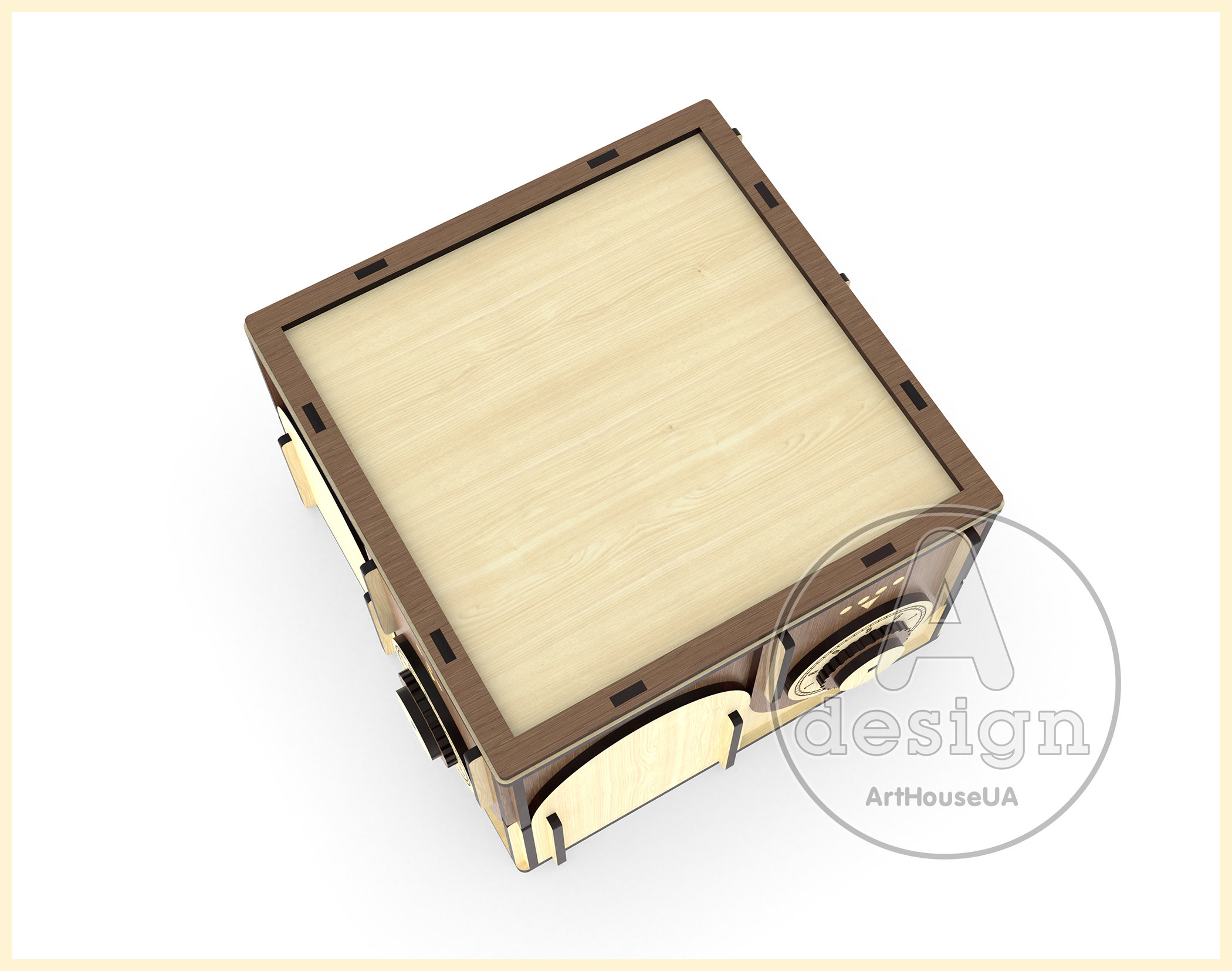 Wooden Safe Box Laser Cut Vector File Gift Box Like Safe SVG - Etsy UK