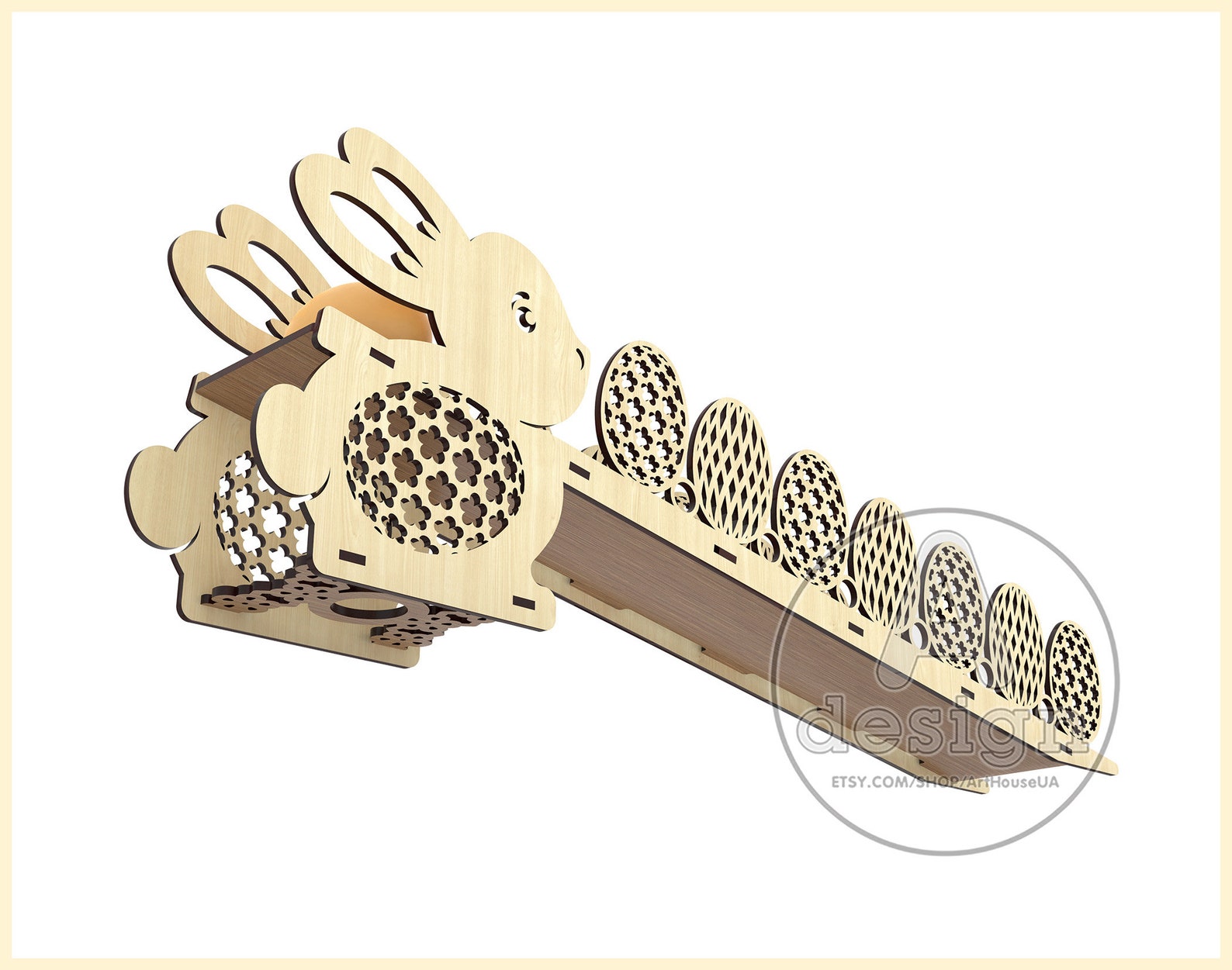 Easter Egg Rolling Ramp SVG Easter Egg Races DXF Wooden - Etsy