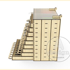 100 Pens Fountain Pen Collection Storage Case Laser Cut Vector File and ...