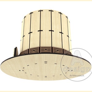 Top Hat Like Box Laser Cut Vector File and Glowforge Ready SVG, Gift ...