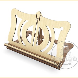 Book Stand Vector, BS-V1, Phone Stand, Tablet Stand, Book Shelf Laser ...