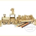 Train, Wooden Train, Plywood Train, Laser Cut Vector Plan, Instant ...