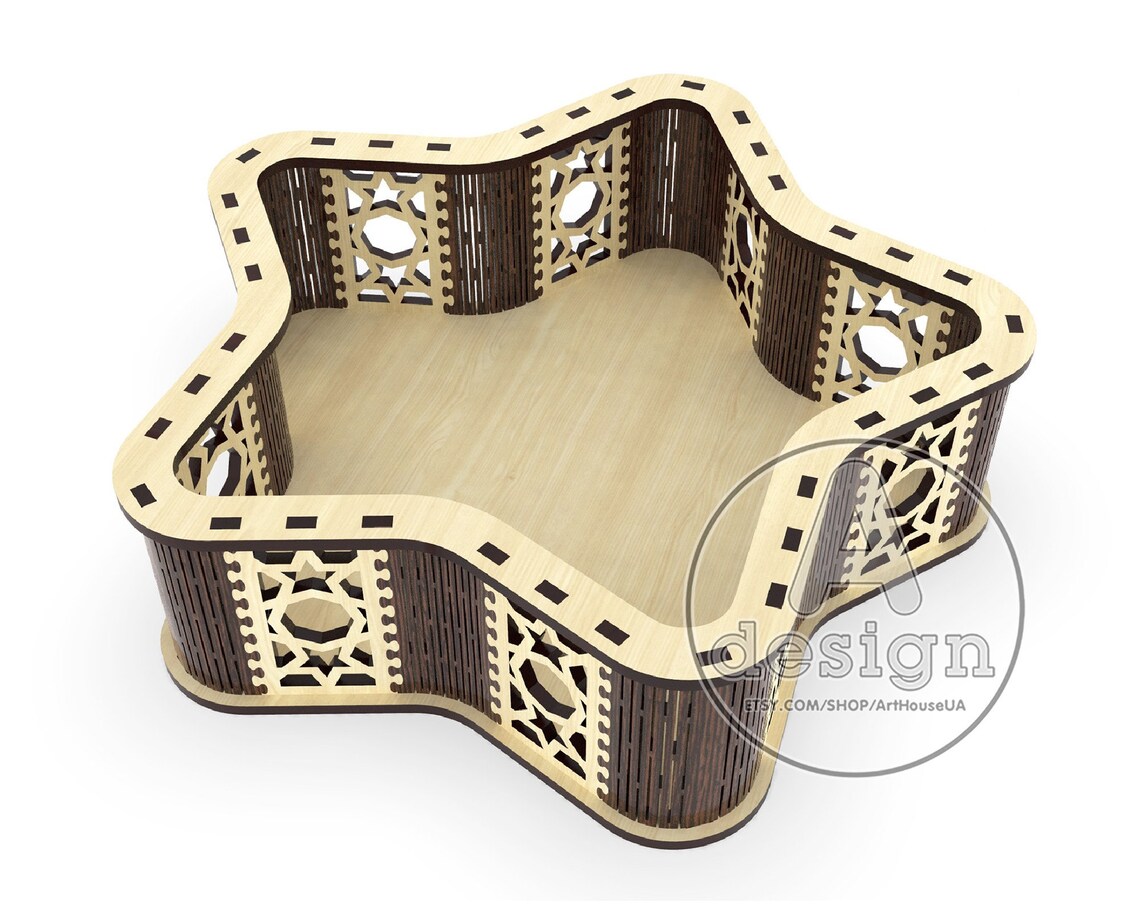 Wooden box vector Gift box laser cut Plywood box laser | Etsy