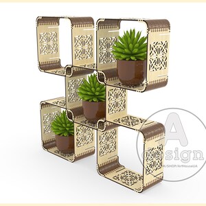 Display Shelf Display Shelf Svg Vector for Glowforge User - Etsy