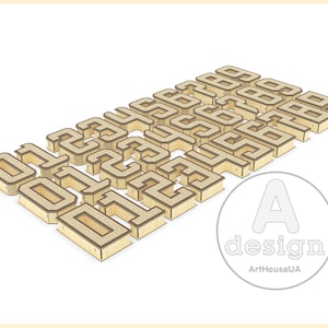 Bundle 3D Numbers Gift Box Vector File for Laser Cut and SVG for ...