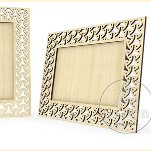 Photo Frame Vector File, Laser Cut Photo Frame, Wall Art Photo Frame ...