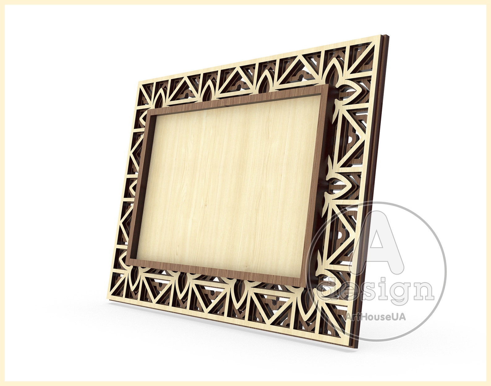 Multilayer Photo Frame SVG File Laser Cut Photo Frame Wall - Etsy