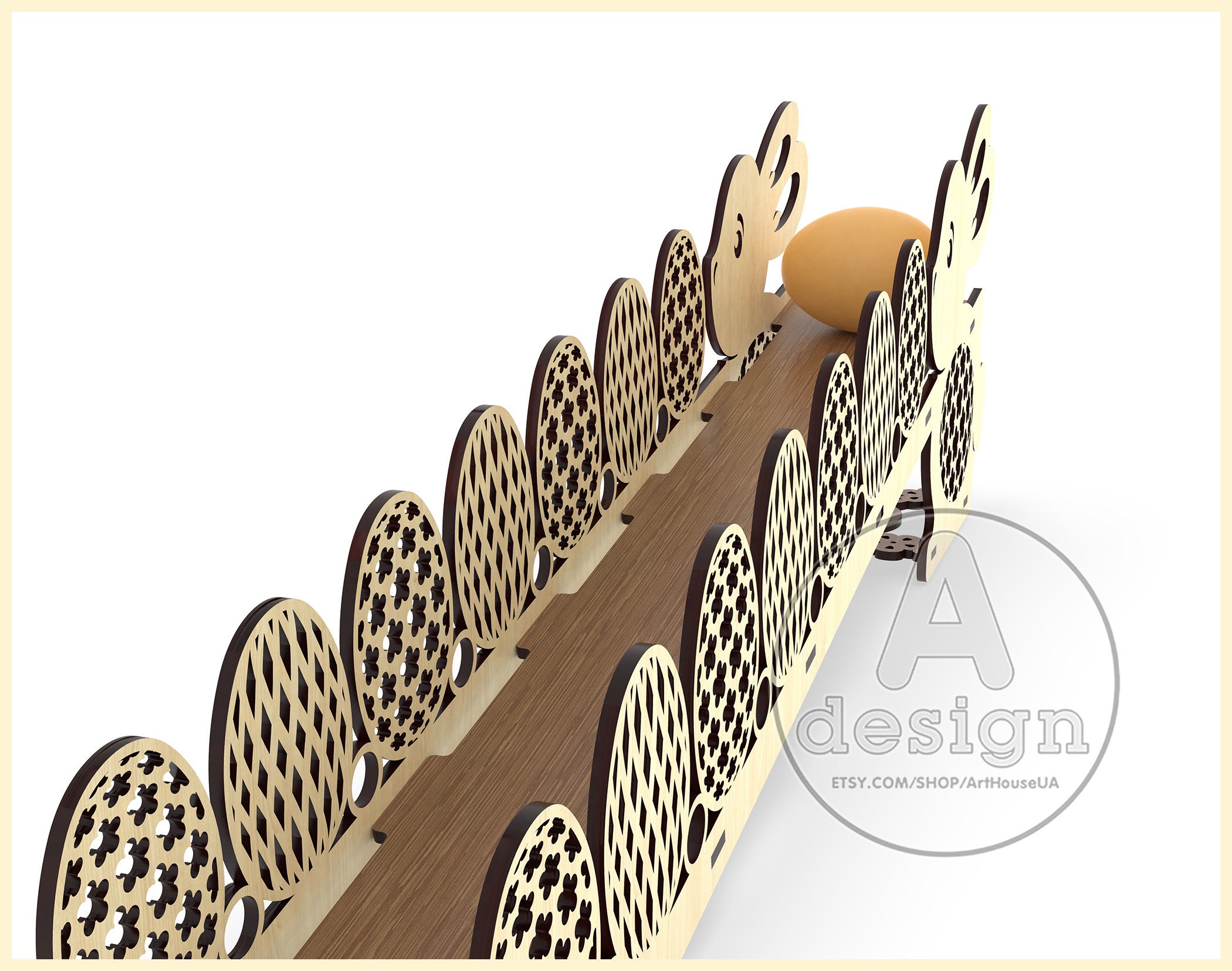 Easter Egg Rolling Ramp SVG Easter Egg Races DXF Wooden | Etsy