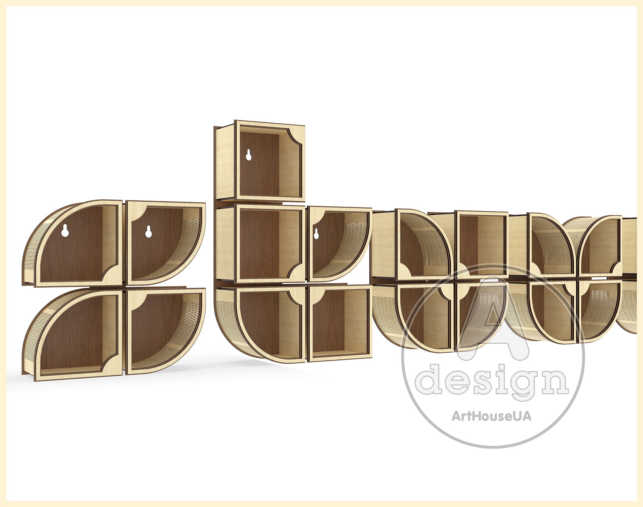 Alphabet shelf laser cut vector file Letters shelf laser cut | Etsy