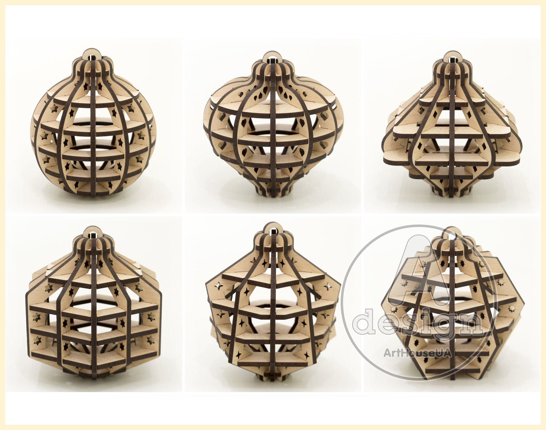 Christmas 3D Ornament Christmas Tree Decoration Christmas - Etsy