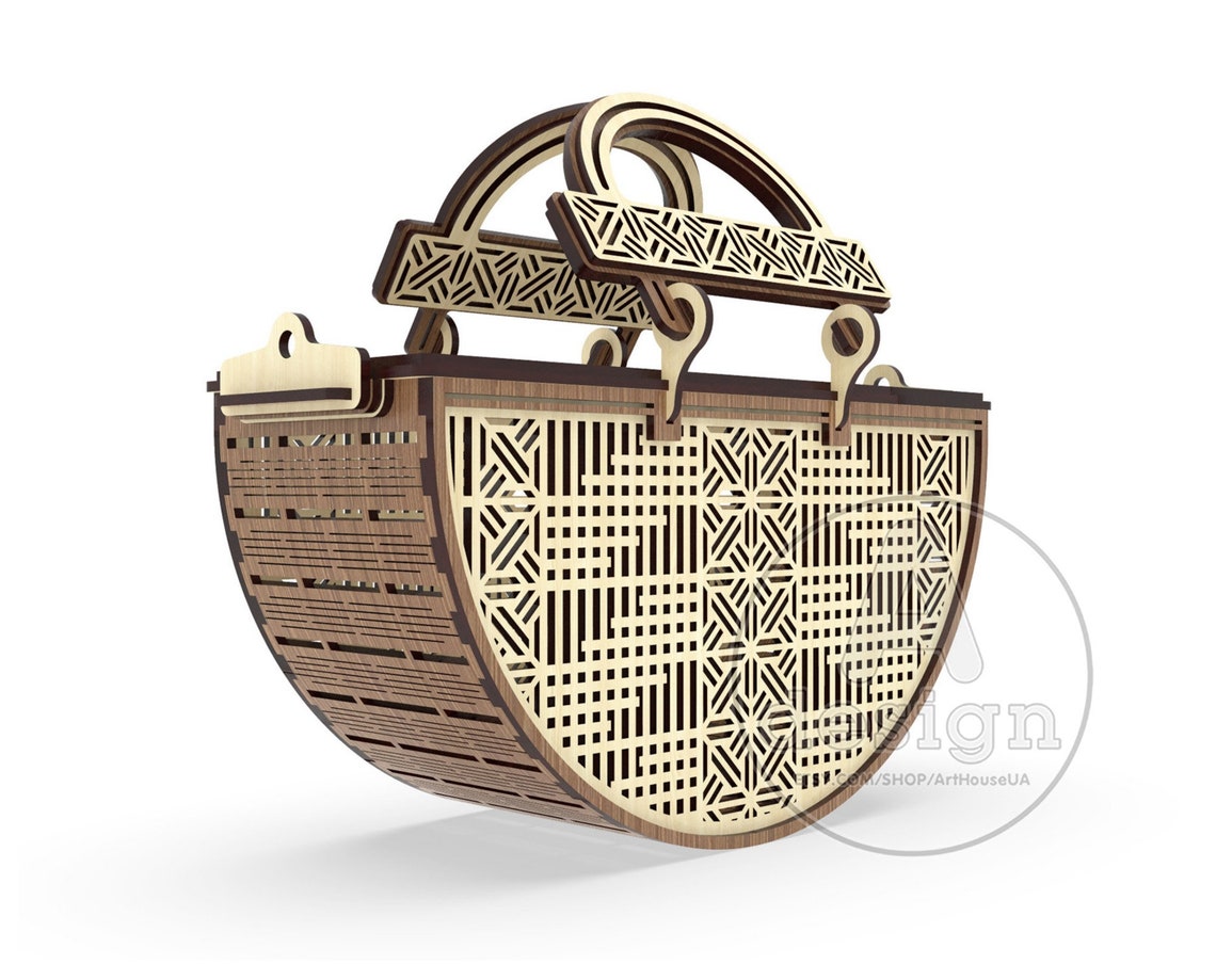 Wooden Handbag, Vintage Wooden Purse, Vintage Bag, Vintage Wooden ...
