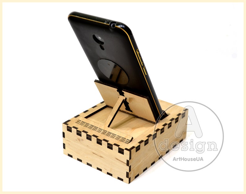 Cell Phone Stand Plywood Cell Phone Holder Cell Phone Stand - Etsy